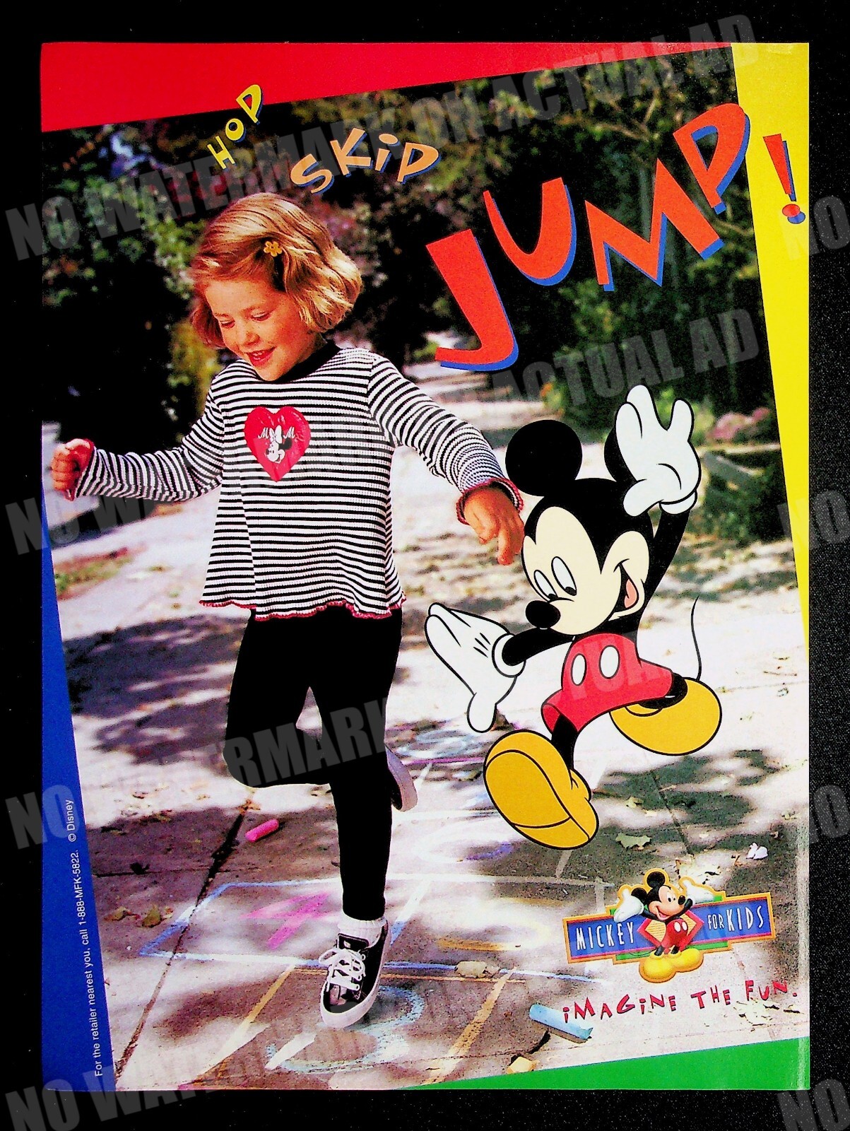 Mickey For Kids Hopscotch 1997 Disney Trade Print Magazine Ad Poster ...