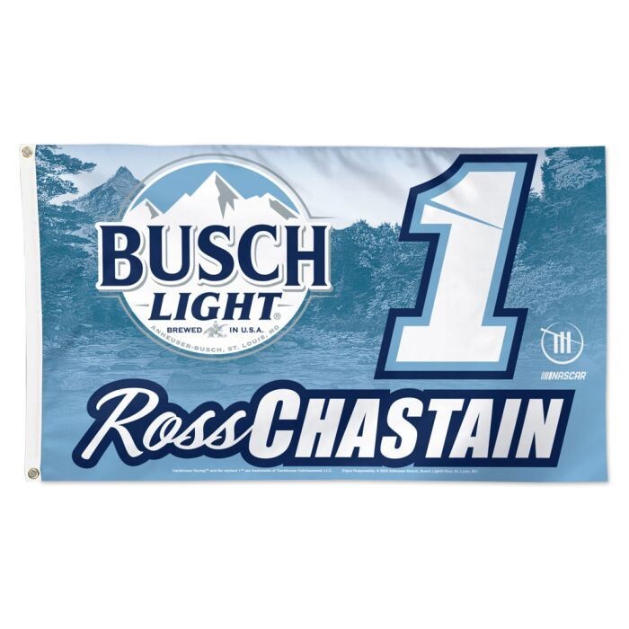 Ross Chastain 2024 Wincraft #1 Busch Light 3x5 Deluxe Flag | eBay