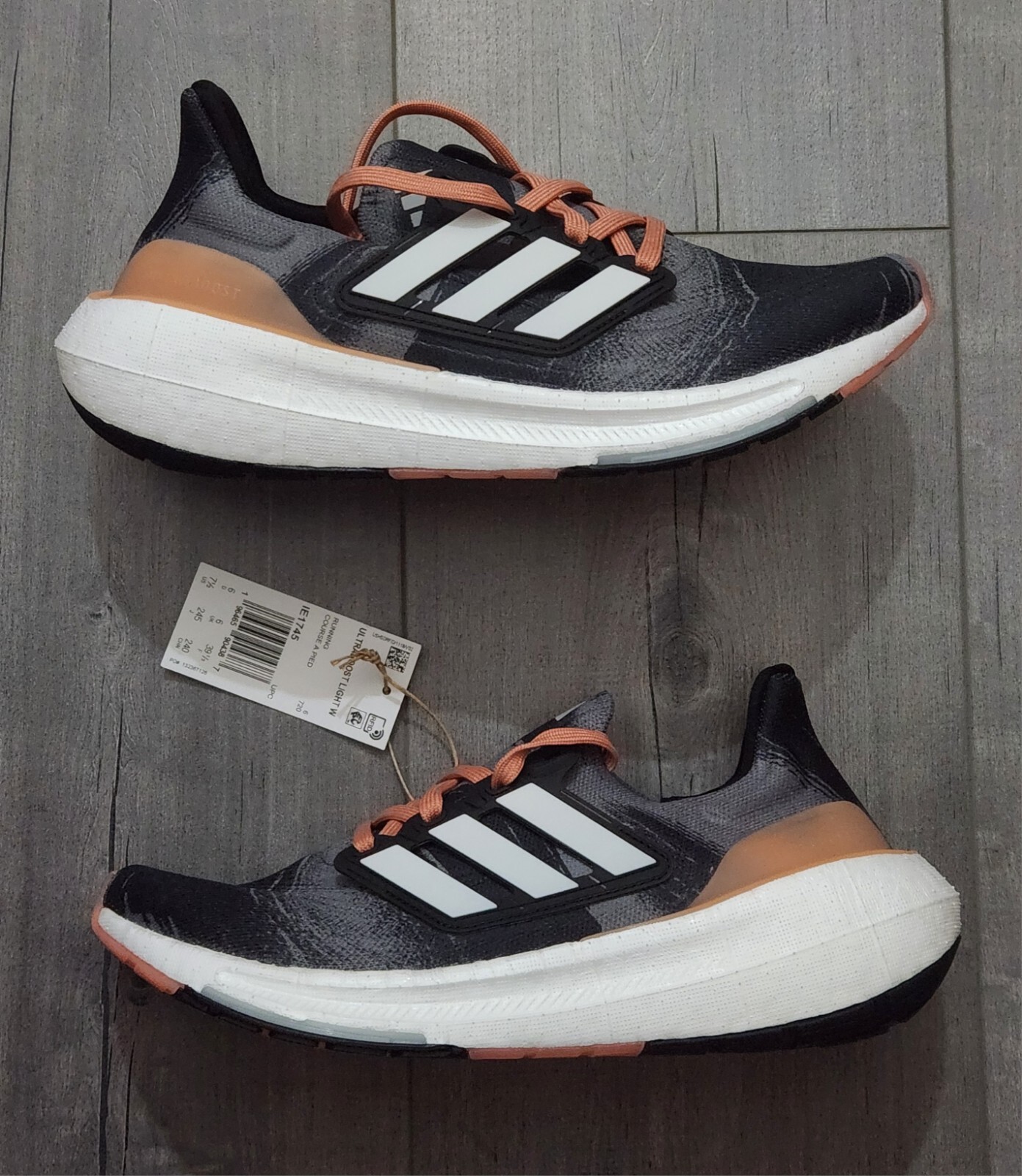 adidas UltraBoost Running Shoe Light Grey Wonder Clay IE1745 Womens ...