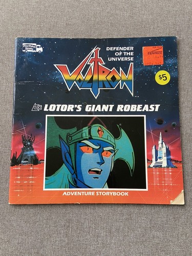 Voltron Storybook LOTOR's Giant ROBEAST Book PlayValue Books | eBay