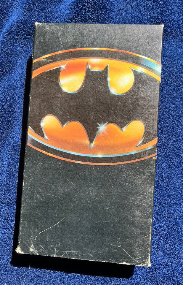 Batman 1989 VHS prreowned Warner Brothers Home Video Nicholson, Keaton ...