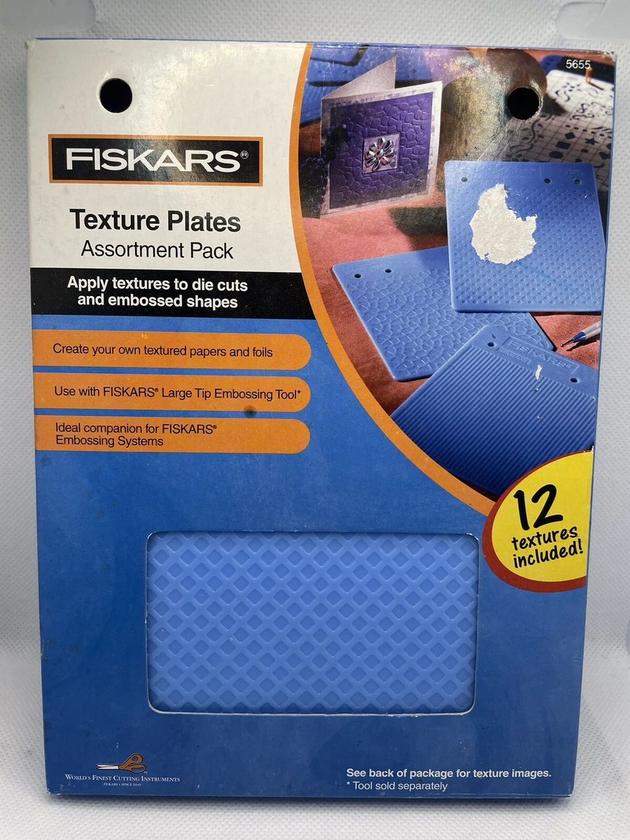 How To Use Fiskars Texture Plates Store | www.simpleplanning.net