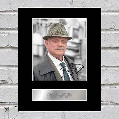 David Jason Signed Mounted Photo Display A Touch of Frost | eBay