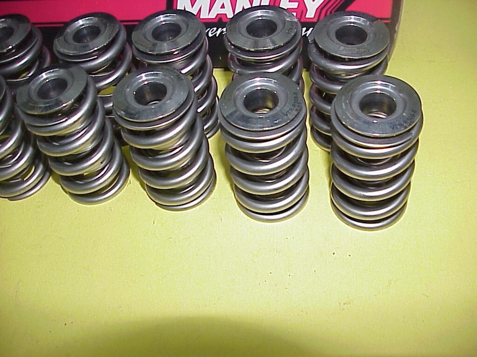 16 MANLEY 1.560" Racing Valve Springs & Victory Titanium Retainers #700 ...