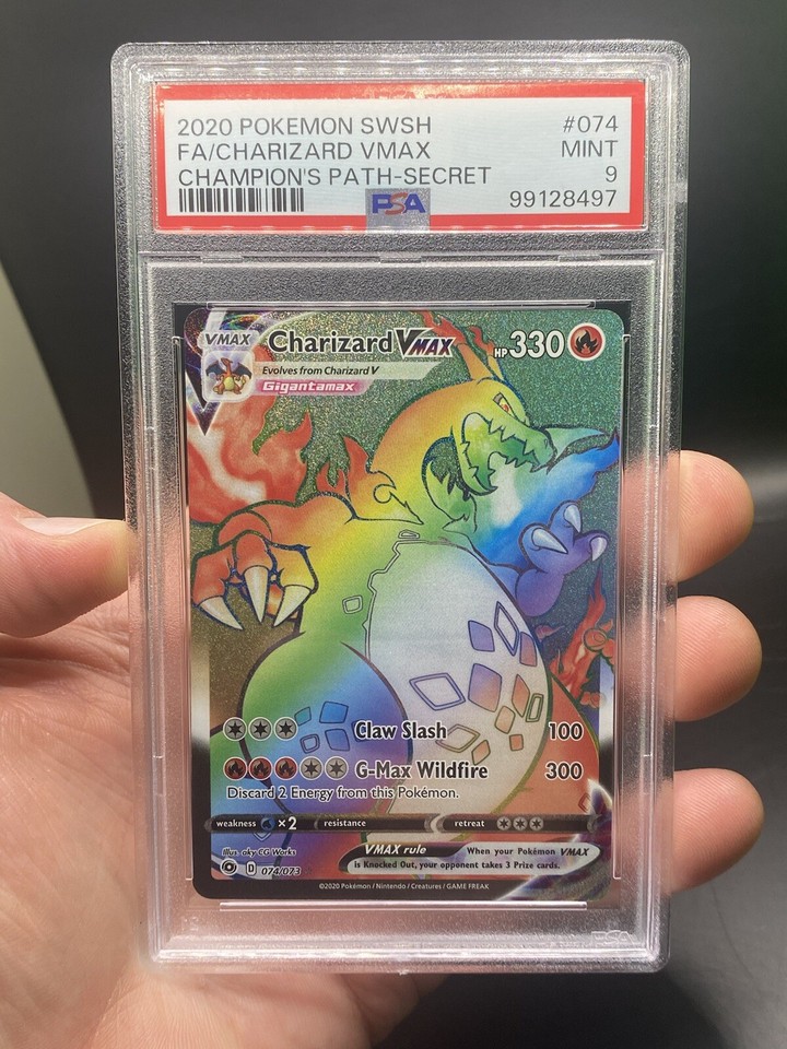 Charizard V Max Champions Path 074 PSA 9 | eBay