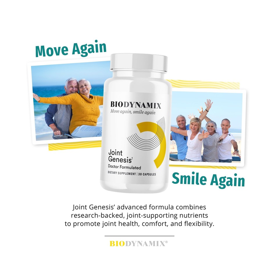 Joint Genesis - Joint Support Supplement - with Mobilee and Boswellia ...