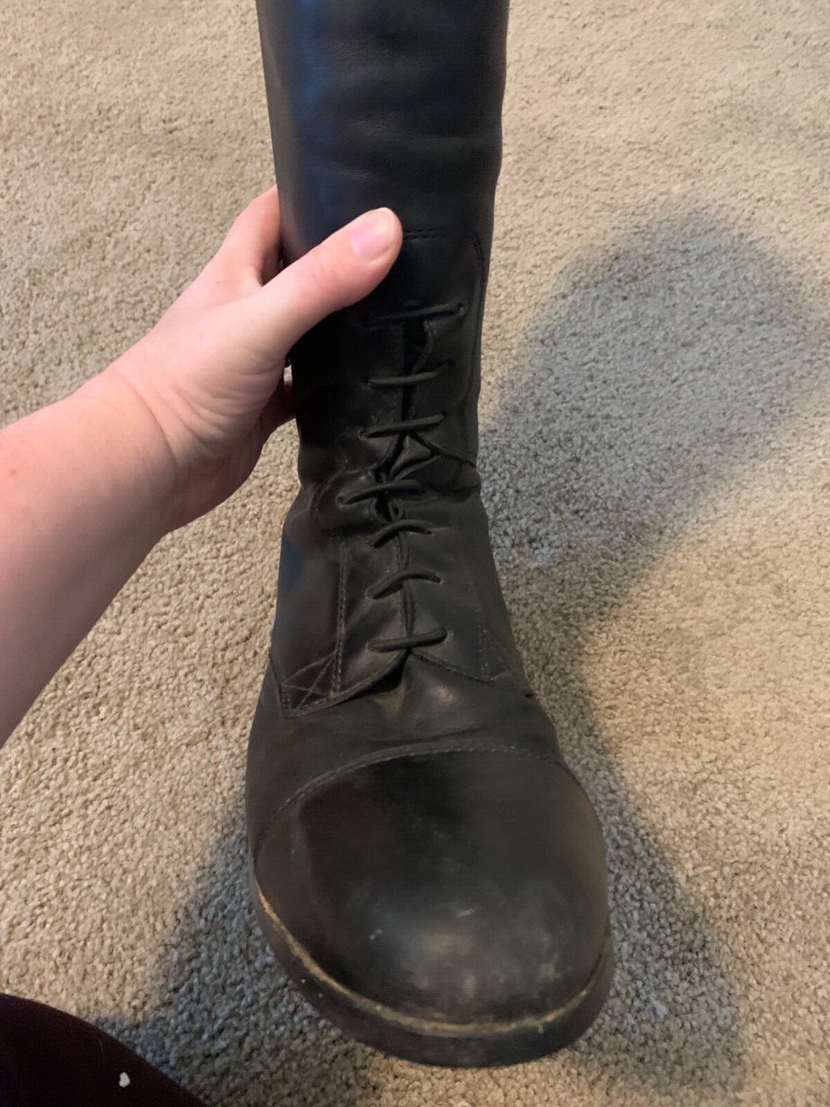 ariat riding boots leather horse riding boot tree her… - Gem