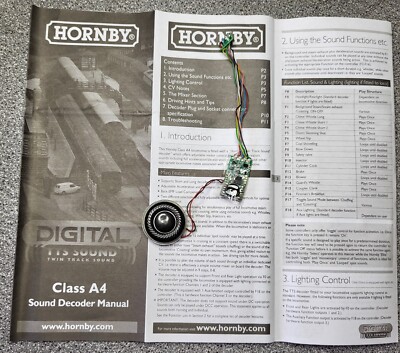 HORNBY TTS SOUND DECODER & SPEAKER FOR LNER A4 CLASS | eBay UK