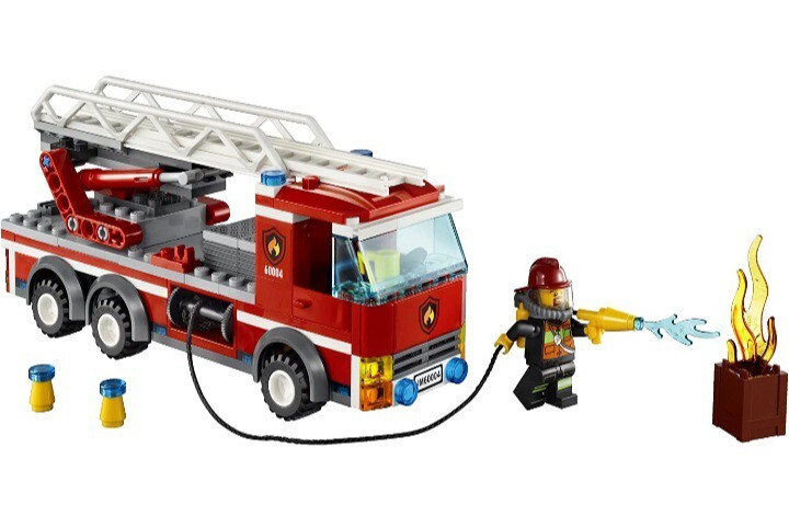 LEGO CITY Fire Station (60004) Factory Sealed in Mint Condition Box ...