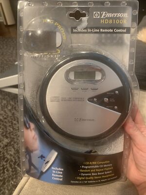 NEW Emerson HD8100 Portable CD Compact Disc Player CD-R/RW Anti skip ...