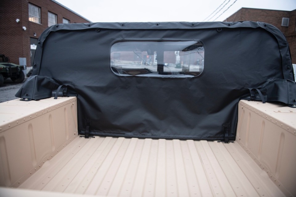 HMMWV Soft Top Kit & Rear Curtain w C-Pillar Bows rails Humvee | eBay