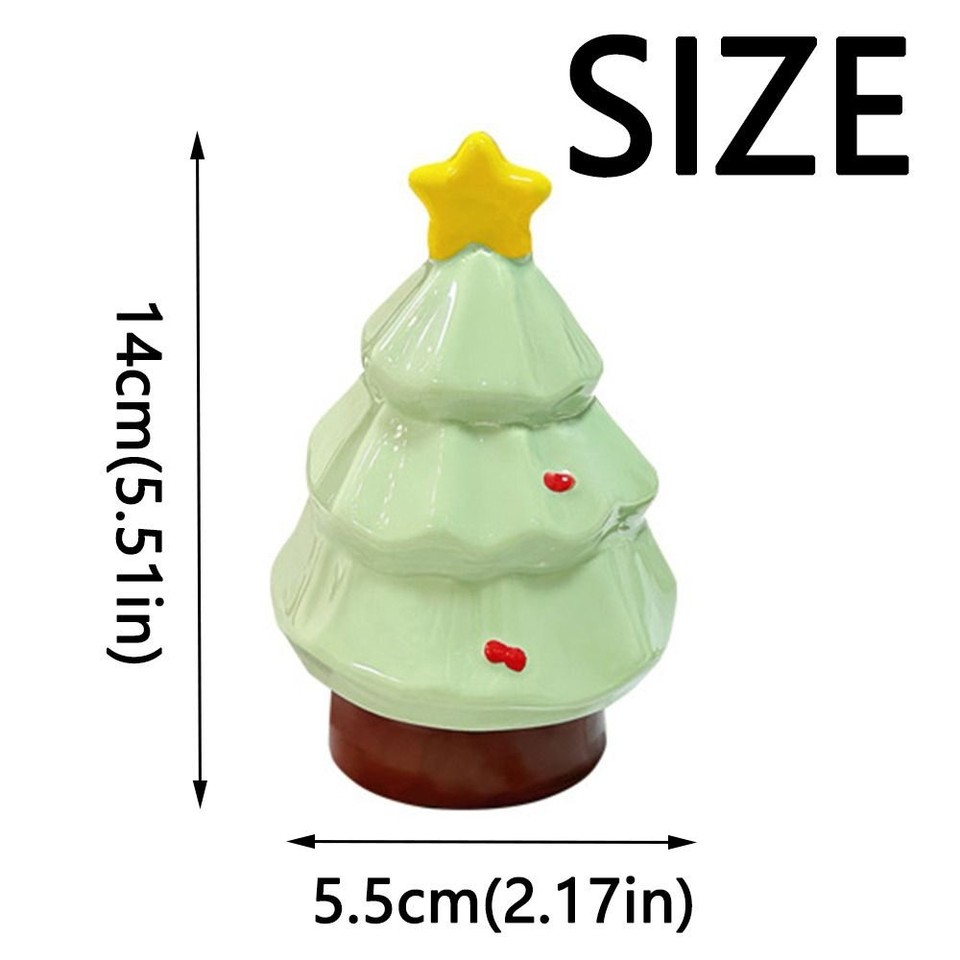 Christmas Tree Shaped Toothpick Dispenser Box Desktop Ornament | eBay ...
