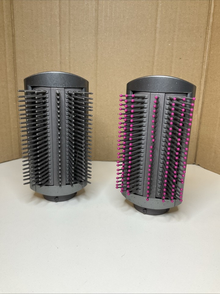 Dyson Air Wrap HS01 Nickel Grey And Fuchsia Pink With Accessories And ...
