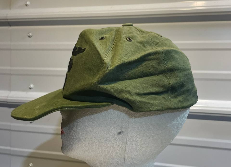 Vintage Vietnam Era US Army Captain Hat Cap Green Theater Made ...