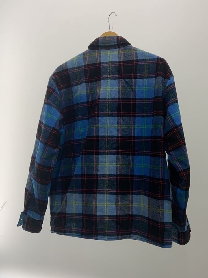 Supreme Long Sleeve Shirt M Cotton BLU Check | eBay UK