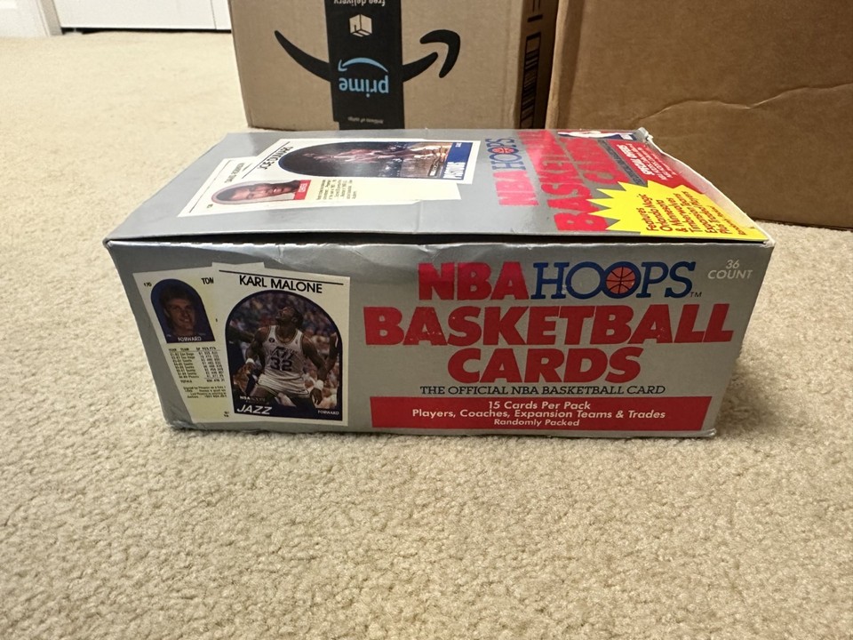 1989-1990 Hoops Basketball Box Trading Cards 36 Pack NBA QTY (Jordan ...