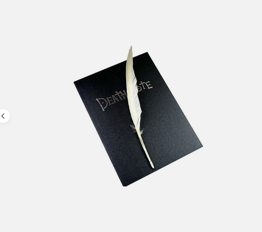 Death Note Notebook with Feather Pen | Japan Anime Writing Book Cosplay ...