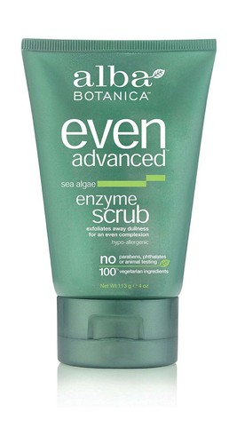 Alba Botanica Even Advanced Bright Sea Enzyme Scrub Paraben Free ...