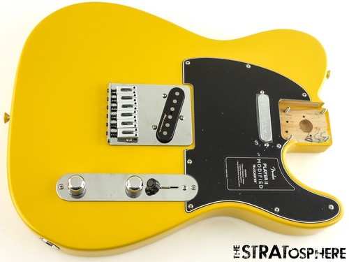Fender Player II Modified Telecaster Tele LOADED BODY Sunshine Yellow ...