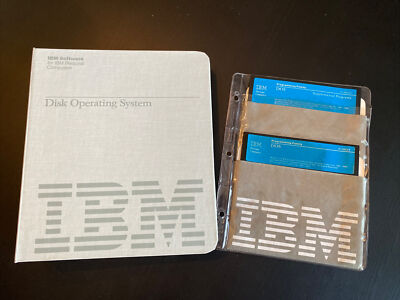 Vtg IBM Disk Operating System DOS Version 3.10 First Ed 1985 w/ 2 disks ...