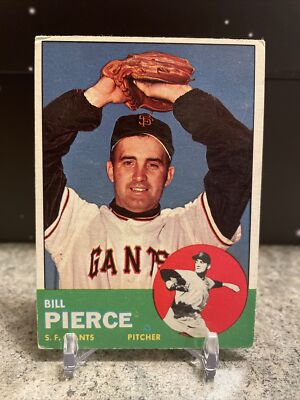 1963 Topps Baseball - #50 Billy Pierce | eBay