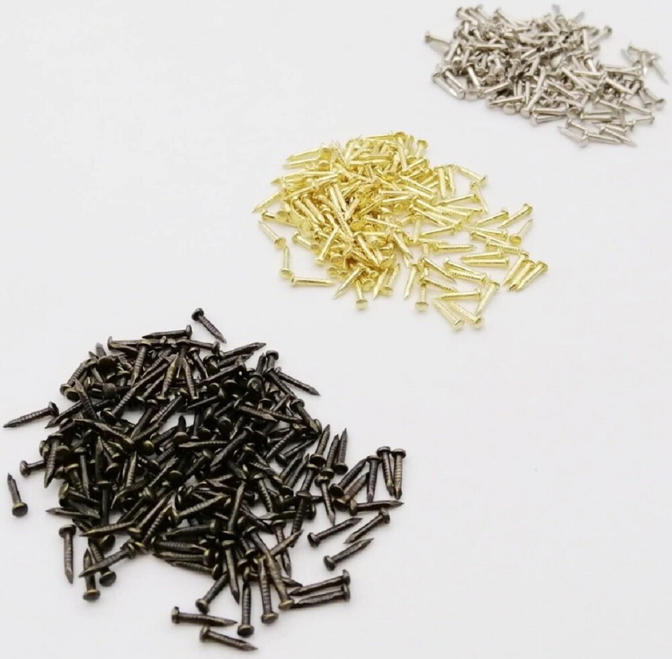 Asst Sizes Colours Brass Pins 1.2mm Nails Small Round Head Tack Wall ...