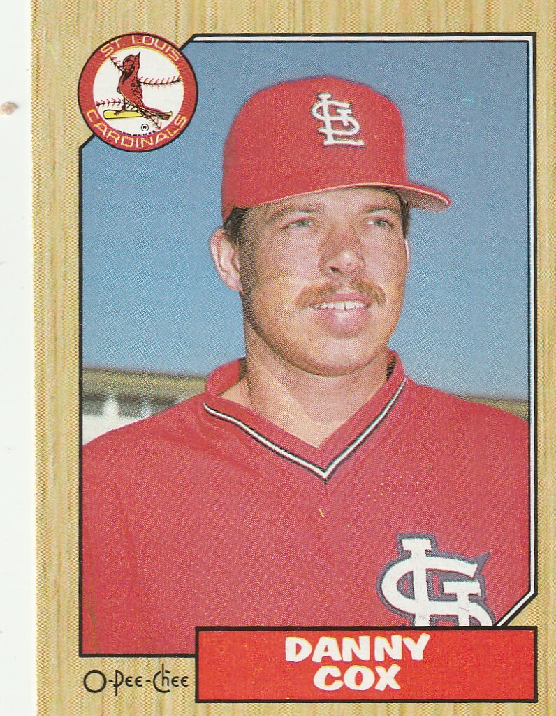 FREE SHIPPING-MINT-1987 O-Pee-Chee Danny Cox #202 PLUS BONUS CARDS | eBay