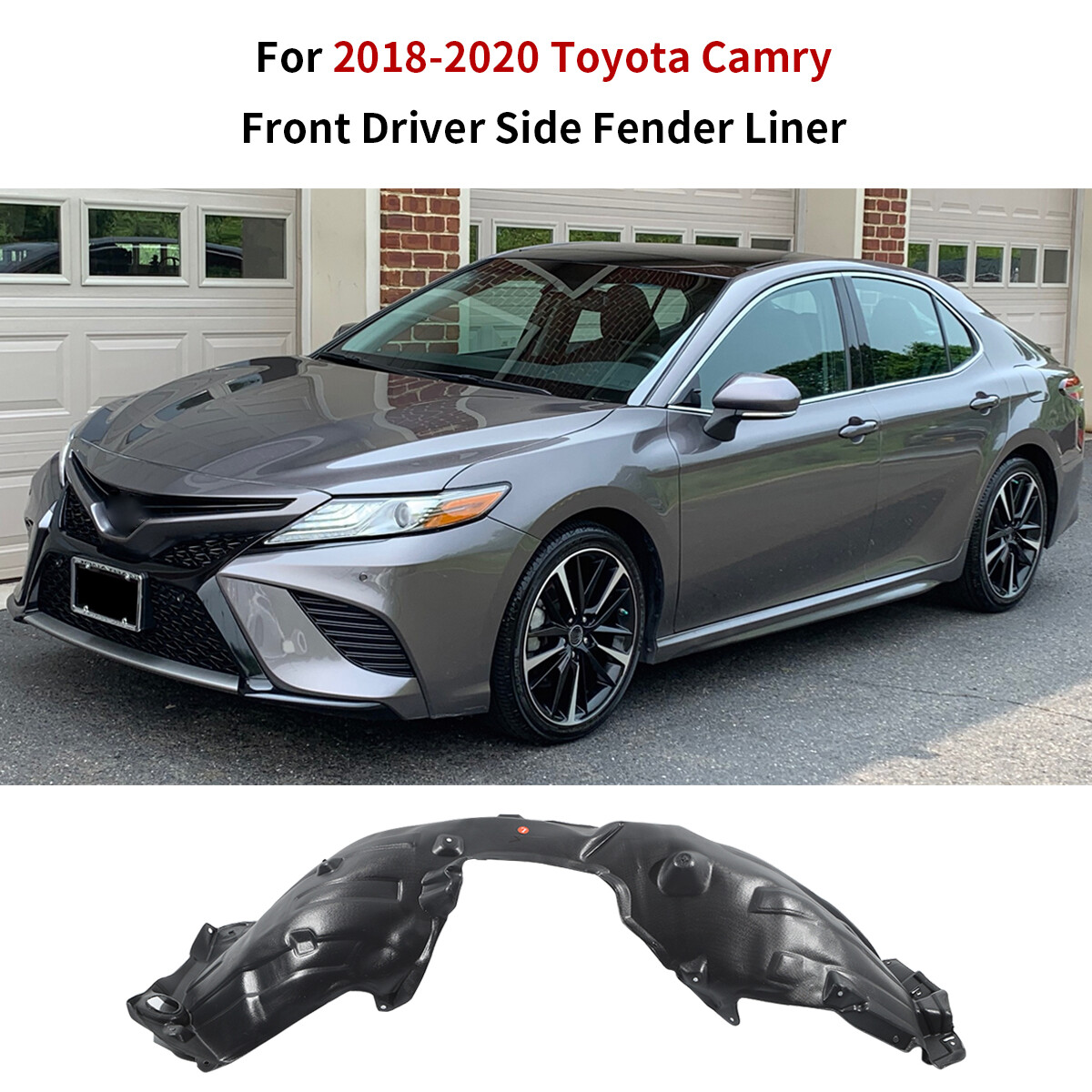 For 2018 2019 2020 Toyota Camry Front Left Side Fender Inner Liner ...