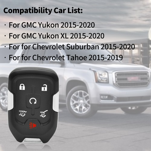 For 2015 2016 2017 2018 2019 2020 GMC Yukon XL Keyless Prox Smart ...