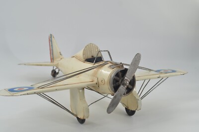 WW1 British tin airplane model decor collector | eBay
