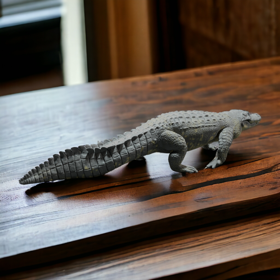 Alligator Walking Resin 3d printed Unpainted Model Railroad Diorama ...