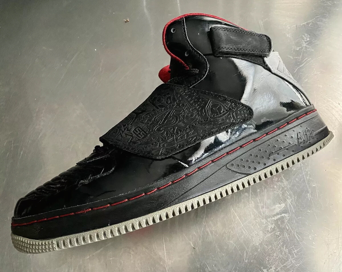 AIR JORDAN FUSION AJF 20 “BEST OF BOTH WORLDS” BLACK/RED MENS SIZE 11.5 ...