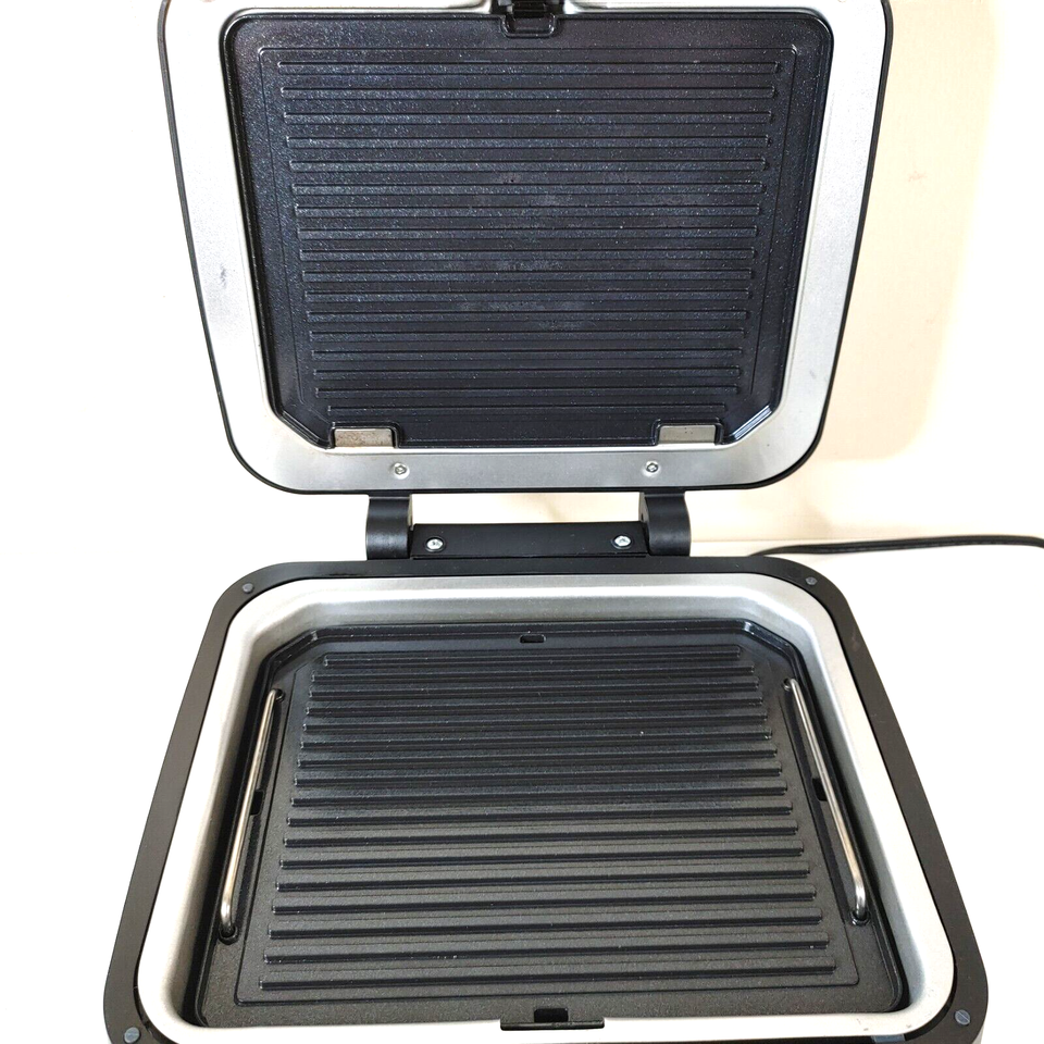 SHAQ Smokeless Grill & Press Electric Indoor Searing Grill USD GMC01B ...