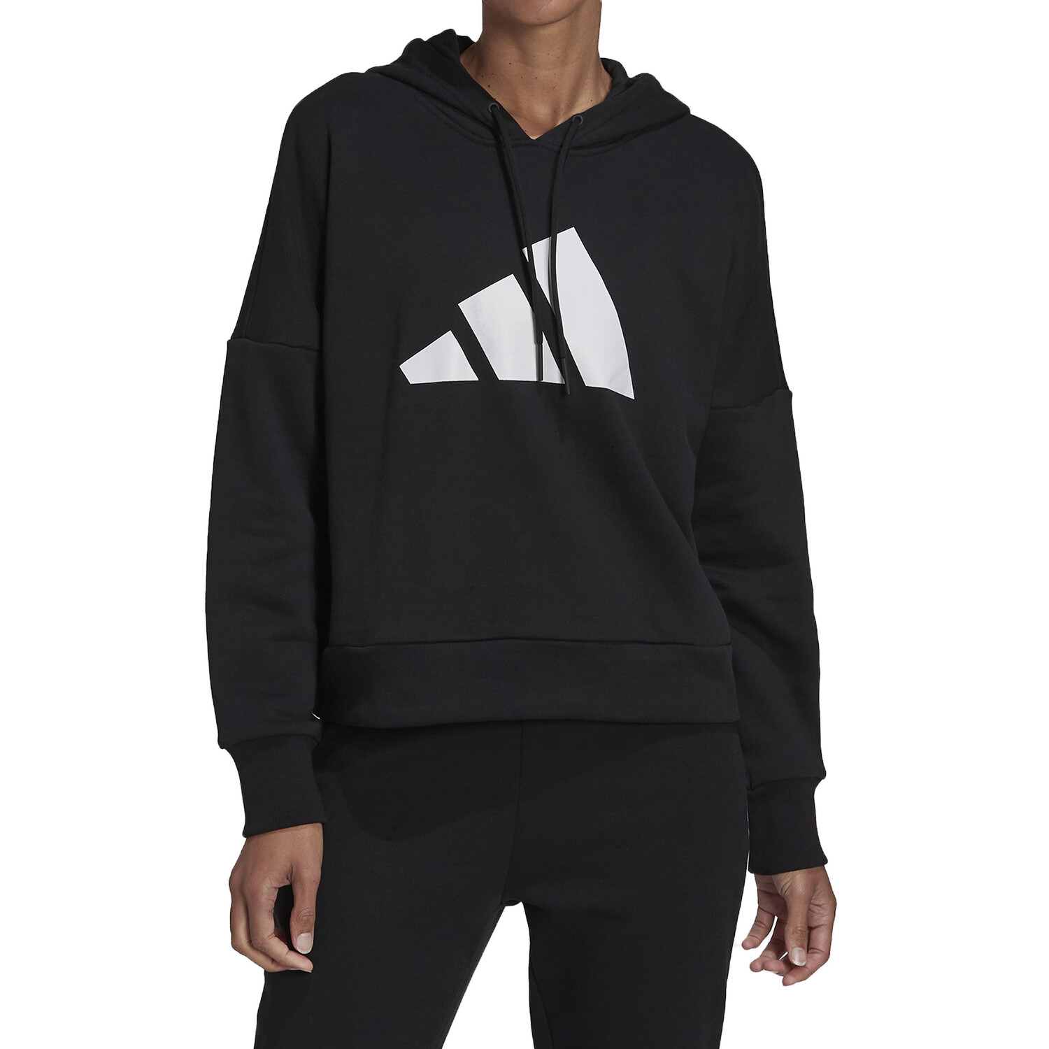 Adidas Essentials Fleece 3-stripes Hoodie Womens Style : H24080 | eBay