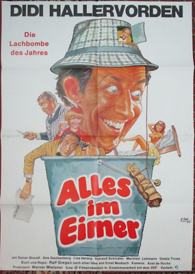 DIETER HALLERVORDEN + ALLES IM EIMER + DILL + A1 + FILMPLAKAT + | eBay.de
