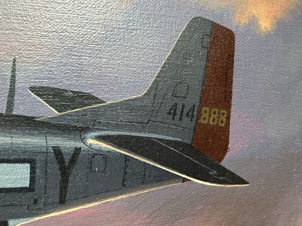 Original Stan Stokes 1998 Painting “Glamorous Glen III” of Capt. Chuck ...