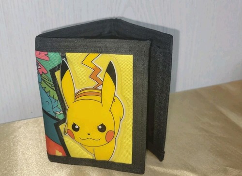 Pokémon Pikachu & Friends Tri-fold BioWorld Nylon Wallet Loop Hook ...