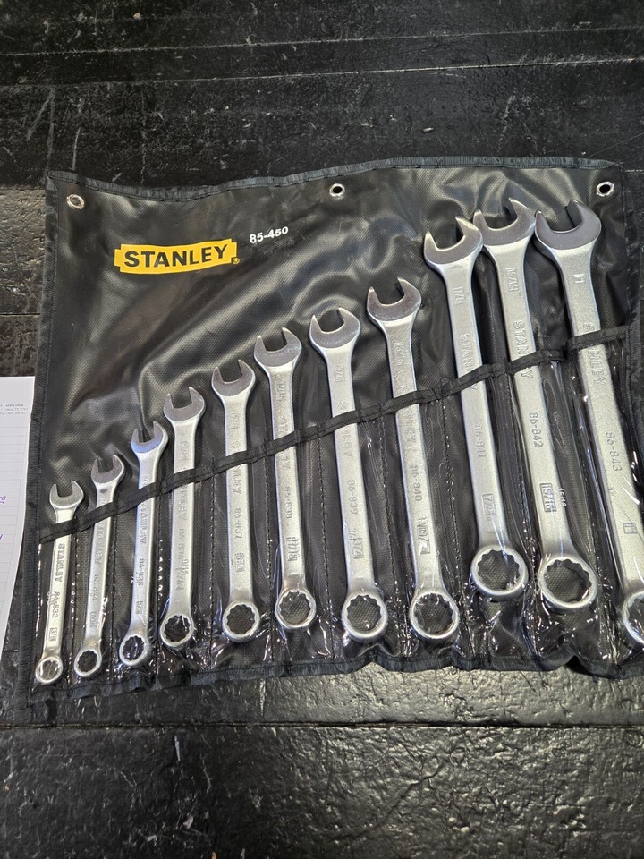 Stanley 85-450 Combo Wrench Set, Inch, 11 PC | eBay