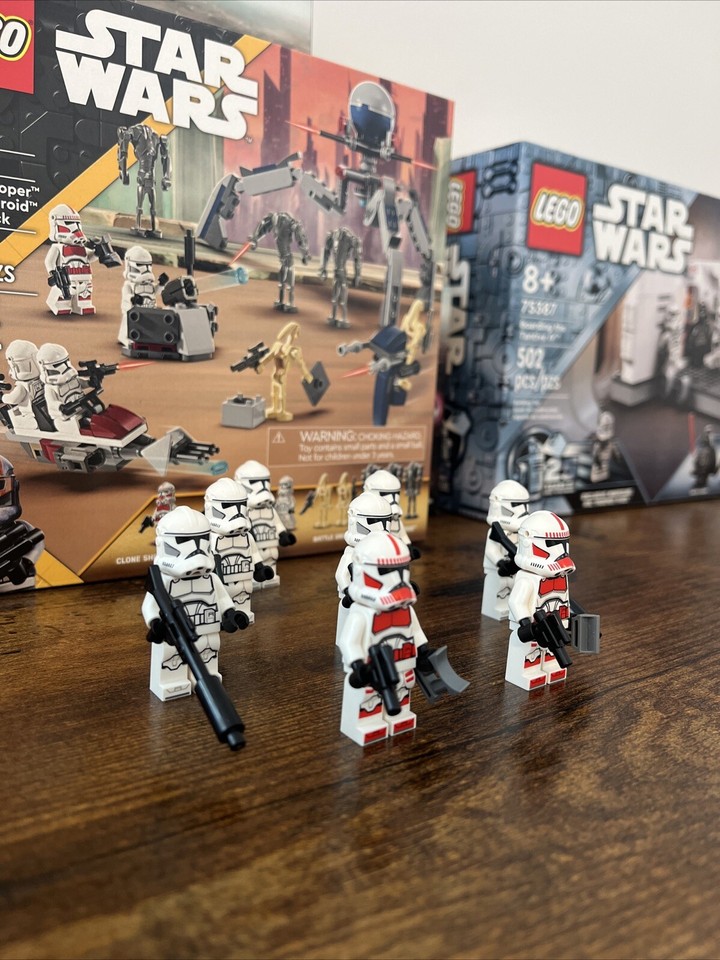 Lego Star Wars 75372 Clone Lot W/ Blasters 2x Shock Troopers 6x Clone ...