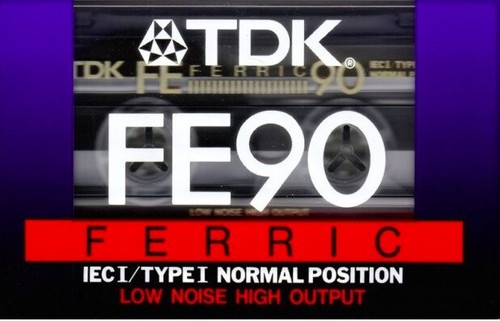 TDK FE90 - FE-90EB - 90 Min Blank Stereo Audio Cassette Tape - NEW ...