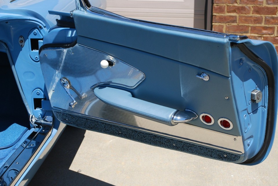 C1 1960 Corvette DELUXE DOOR PANELS in HORIZON BLUE Al Knoch MADE IN ...