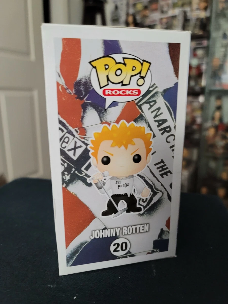 Funko Pop Rocks Sex Pistols Johnny Rotten Authentic