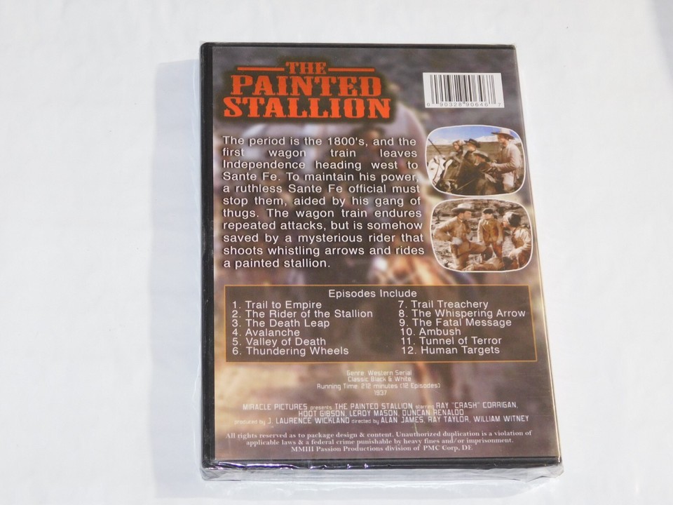 The Painted Stallion Classic Western Serial 12 Episodes Brand New ...