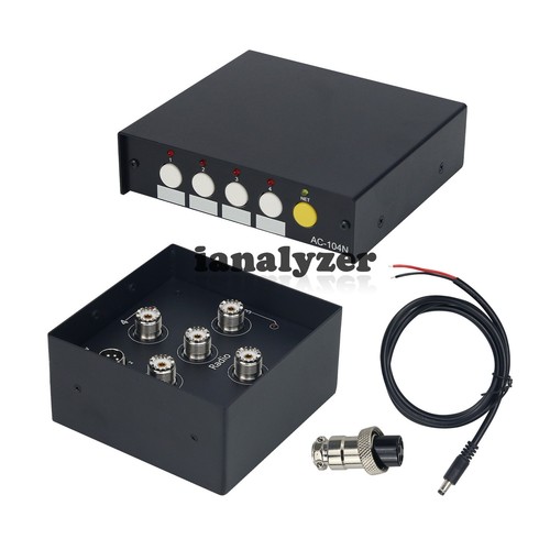 AS104 Automatic HF Shortwave Antenna Switcher with AC104N Web Remote ...