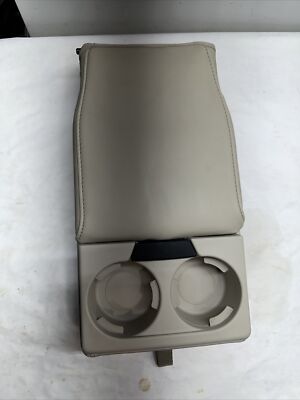 2017-2020 LINCOLN MKZ REAR SEAT ARM REST & CUP HOLDER BEIGE LEATHER OEM ...