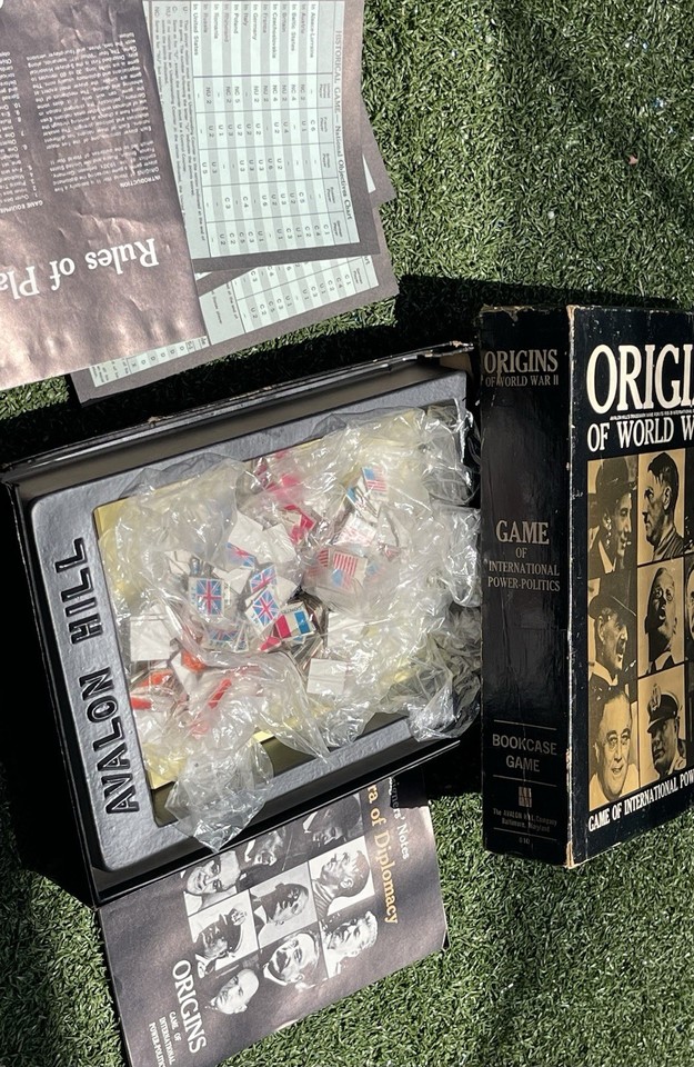 Avalon Hill Origins of World War II Board Game – Vintage Strategy Game ...