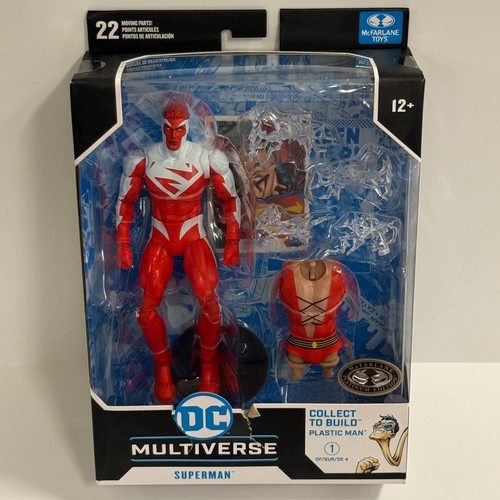 McFarlane DC Multiverse Superman JLA Red Plastic Man BAF 1 of 4 ...