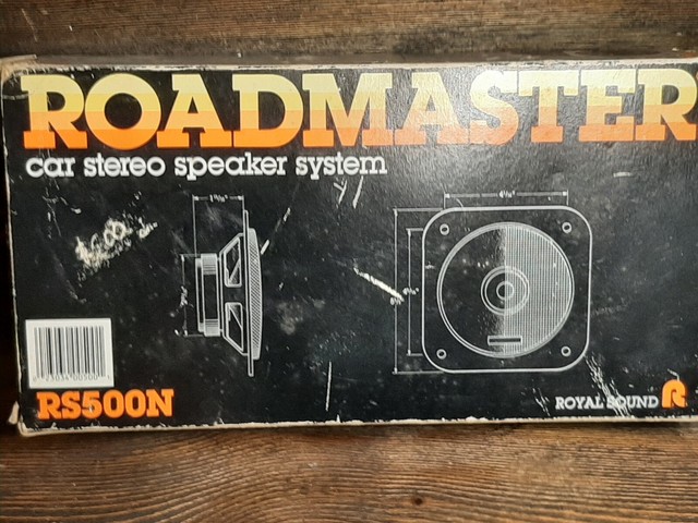 VINTAGE Roadmaster RS500N Car Stereo Speaker System 50 Watt 5.25" Thin ...