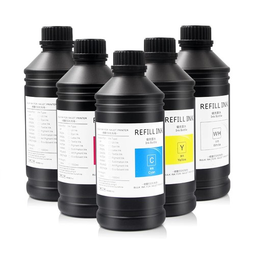 5color/set High quality LED UV Ink Inkjet for Epson R330 A4 UV Printer ...