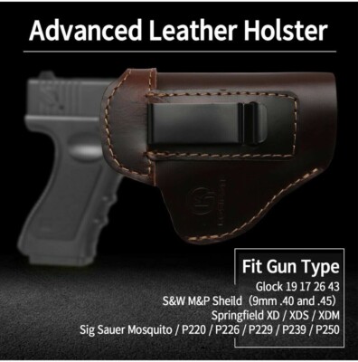 IWB Holster For BRG9 Elite Tisas Zigana PX-9 P320 X-VTAC XD9 APX MP 9 ...